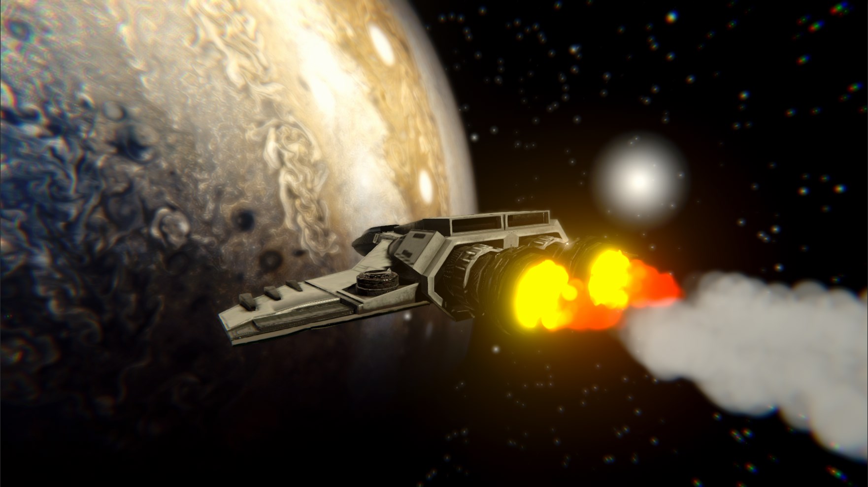 Spaceship Flight Simulator by Th3GameDev