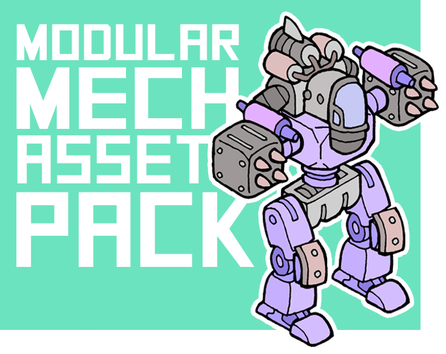 Modular Mech Asset Pack by Penflower Ink