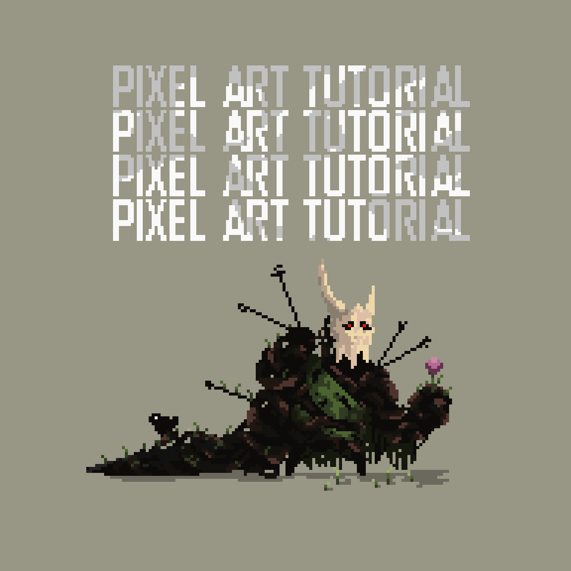 Pixel Art Tutorial - Character Design & Animations by Penusbmic