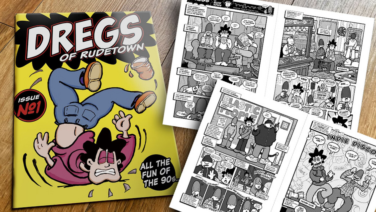 Dregs of Rudedown comic - issue 1 by Peakrill Press / Dan Sumption
