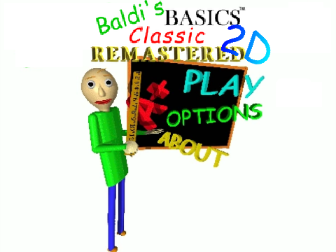 Baldi's Basics Classic 2D by Pixel_Guy213