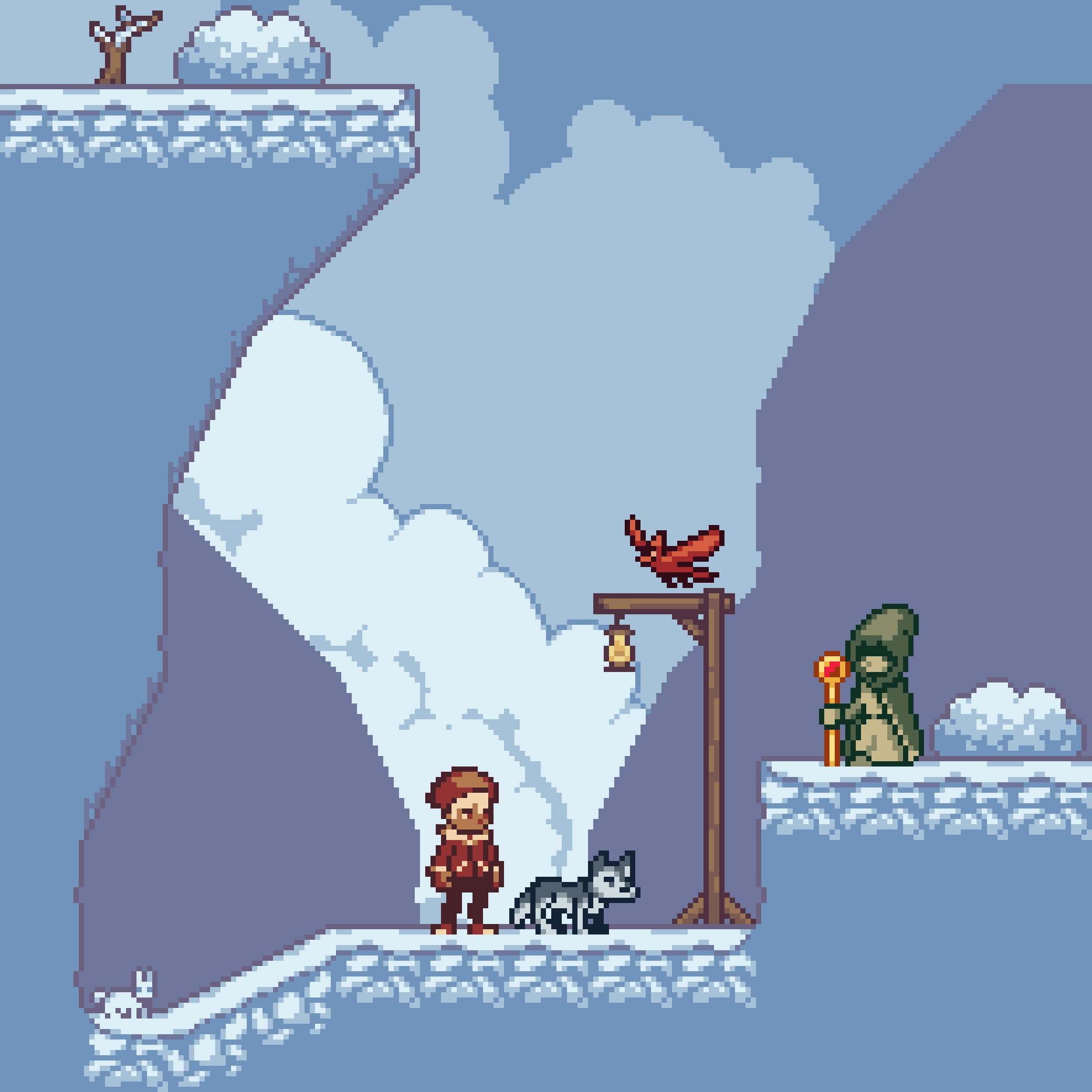 Snowy 16x16 Tilemap by RACnRoll