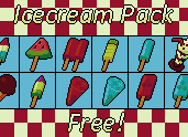 🍦Free Ice-cream Asset Pack ( 32x32 )🍦 by Crumpaloo