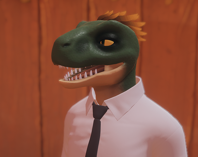 Tychoraptor VRChat Avatar by NuclearDan