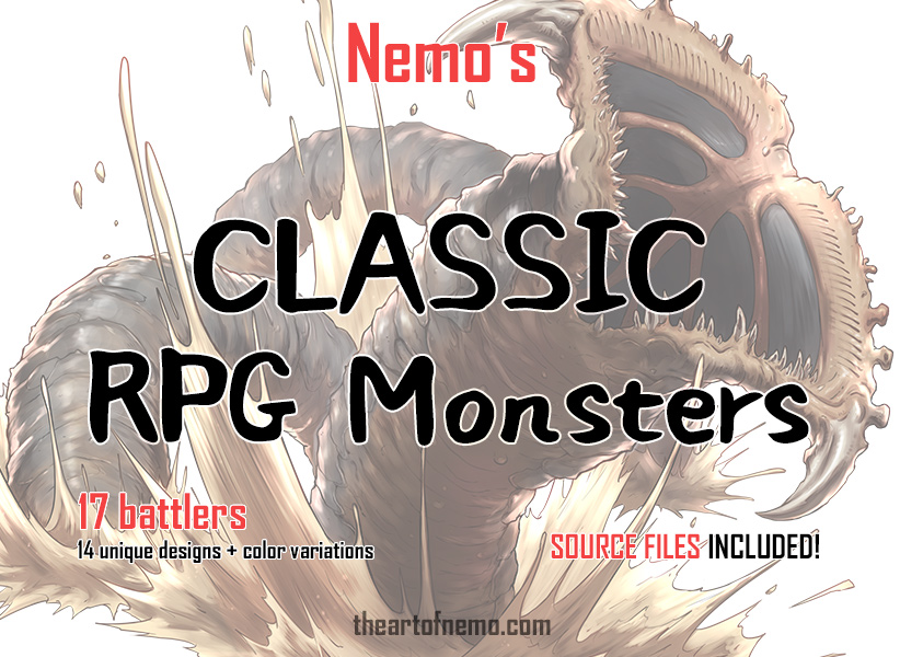 Classic RPG Monsters Pack 1 by The Art Of Nemo