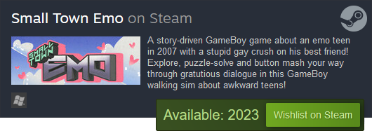 Small Town Emo (demo) by Fnife Games