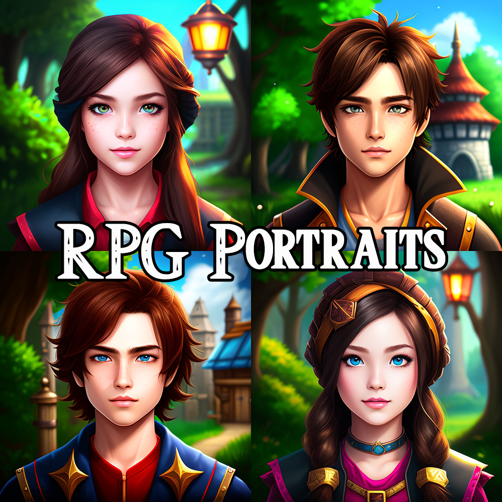 RPG Portraits by Gerardo Rodriguez