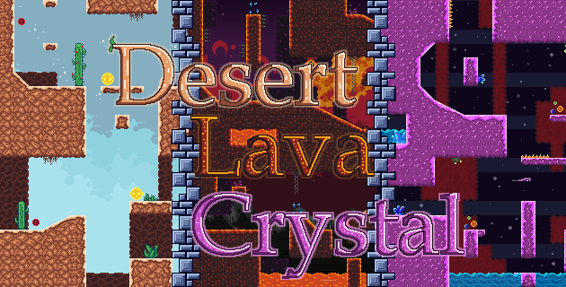 3 World Pack (Desert-Lava-Crystal) by Manu_Art
