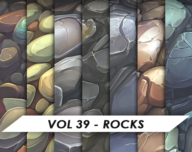 Stylized Textures - Vol 39 - Rocks by oleekconder