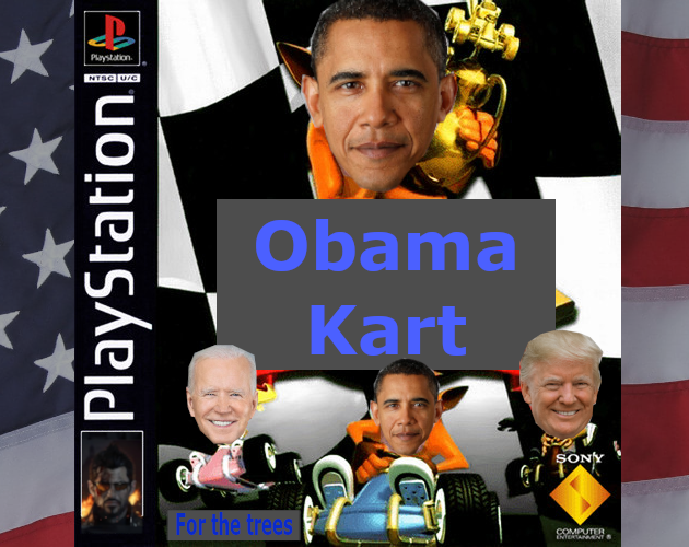 The Presidents Go Kart Racing - PS1 Arcade Racer by FORTHETREES
