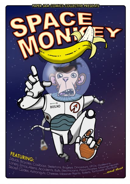 Space Monkey... And That by Paper Jam Comics Collective