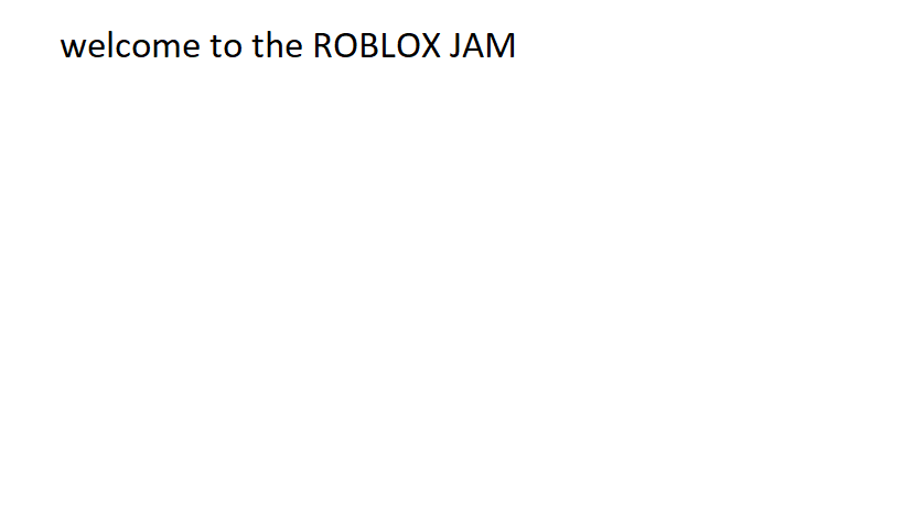 ROBLOX JAM - itch.io