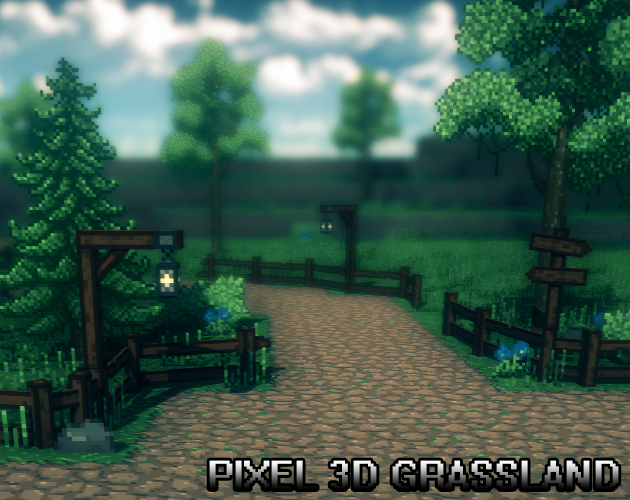Pixel 3D RPG Grasslands Pack by Ultimate_End