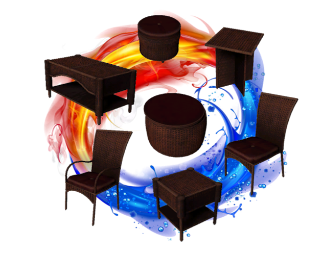 FS22 Wicker Patio Set by Squigglze