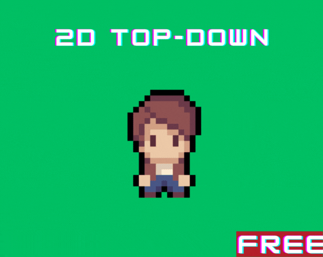 Personagem 2d top-down by Viexgamer