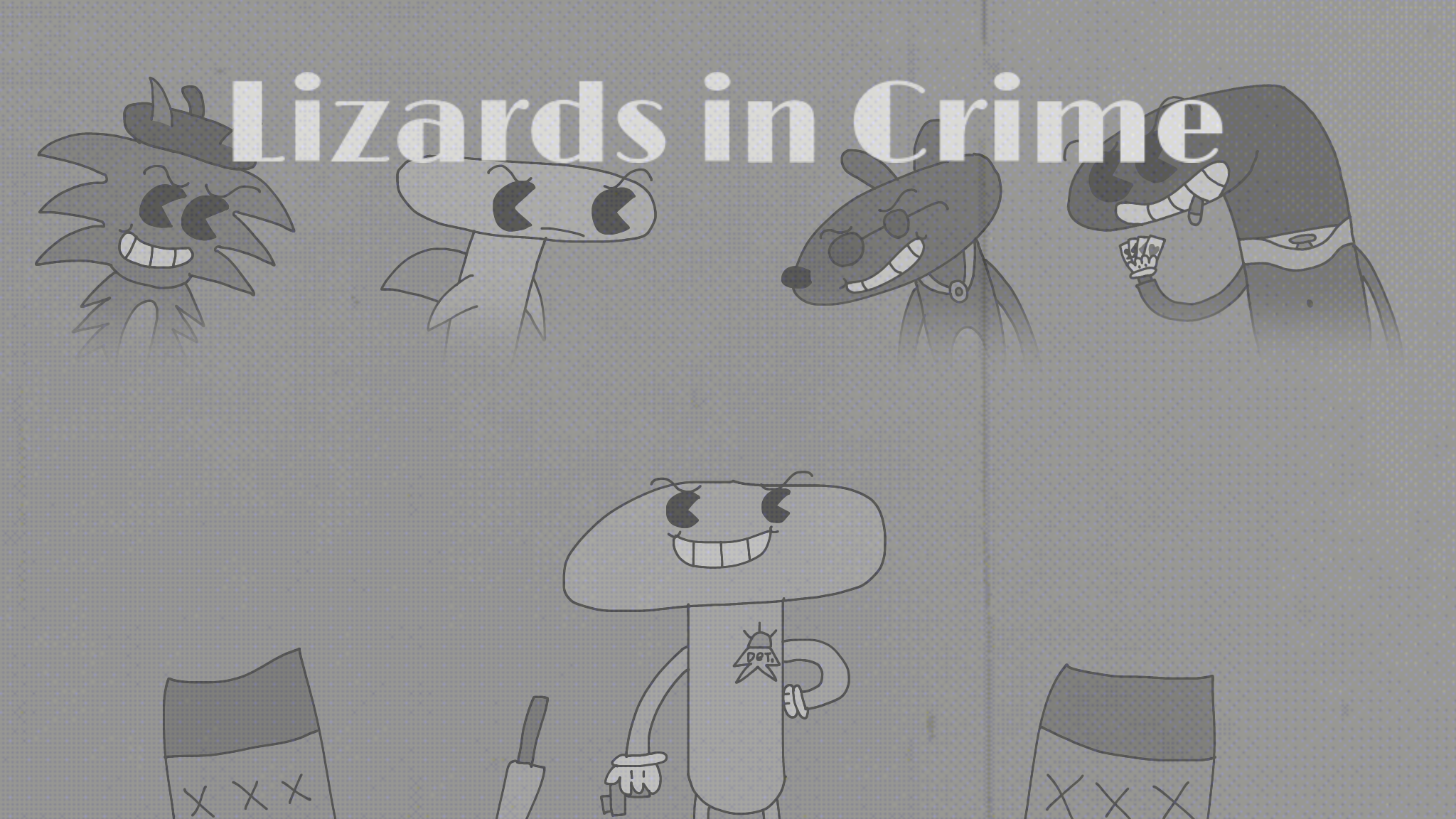 Concept Art for The Cat Burglars - Lizards in Crime by Pareal Games