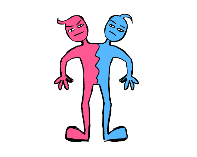 Conjoined twins by Daggoot, ResNeedle