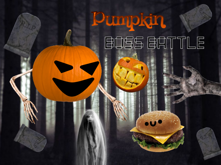 Pumpkin Boss Battle by Rack
