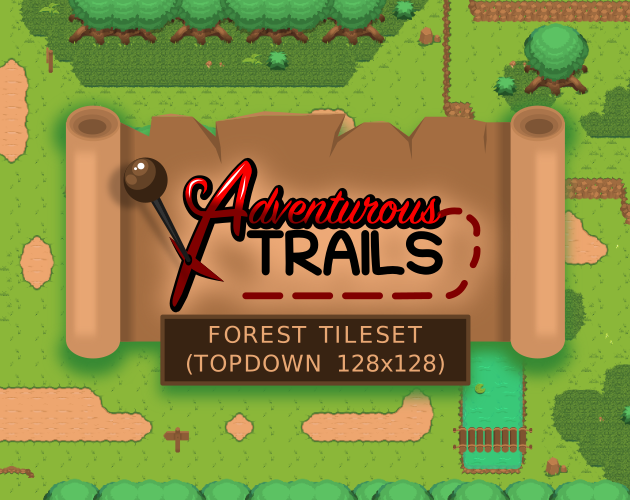 Adventurous Trails - Game Kit - Forest Tileset by 2DPIXX