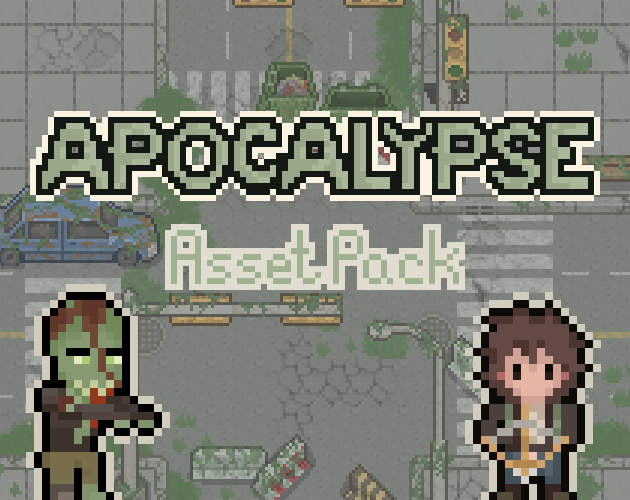 The City Props and Road Tileset Update - Apocalypse Asset Pack by ...