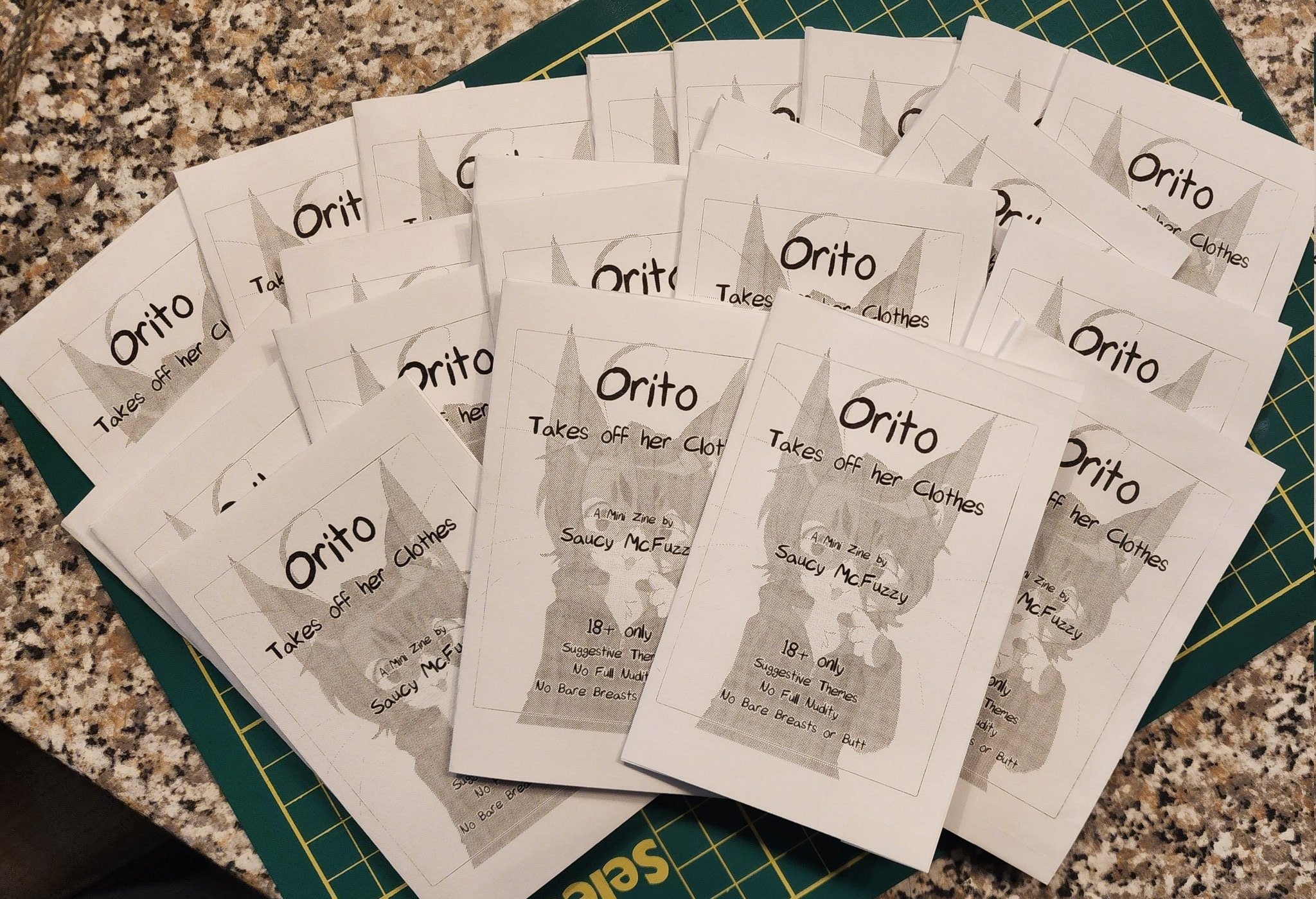 Orito Mini Zine by Saucy C. Mc.Fuzzy