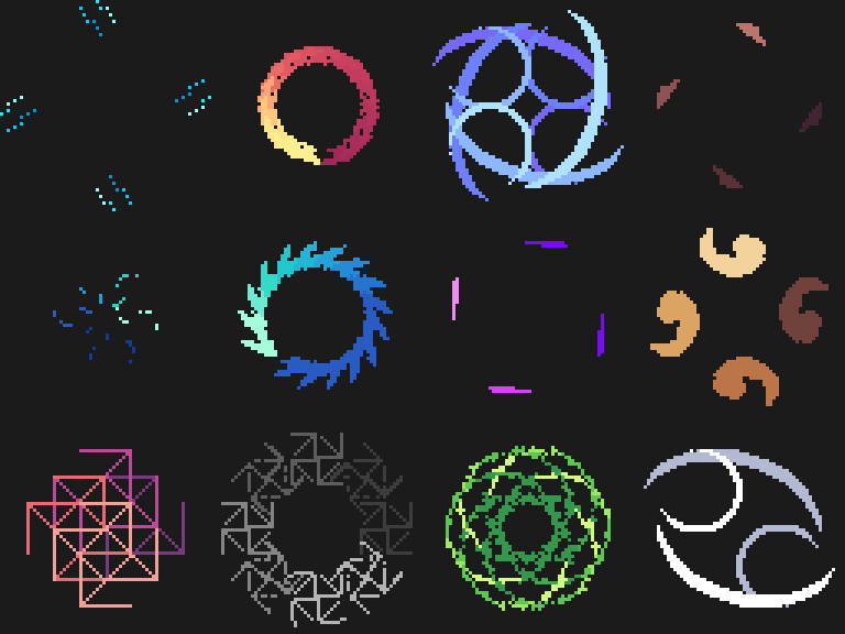 Pixel Holy Spell Effect 32x32 Pack 3 by BDragon1727