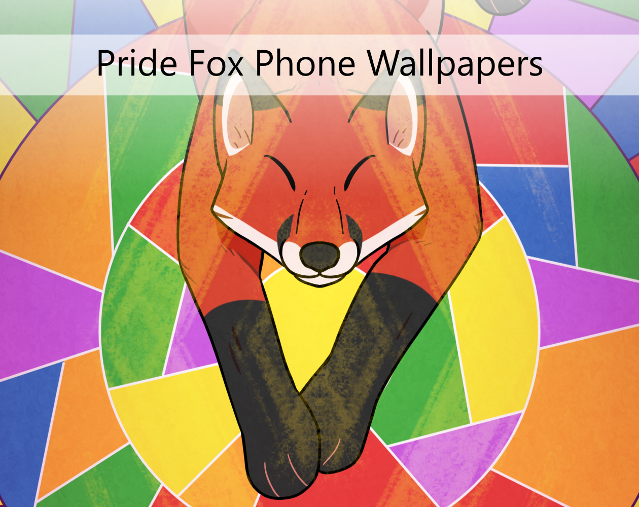 Pride Fox Phone Wallpapers by Apex Altra