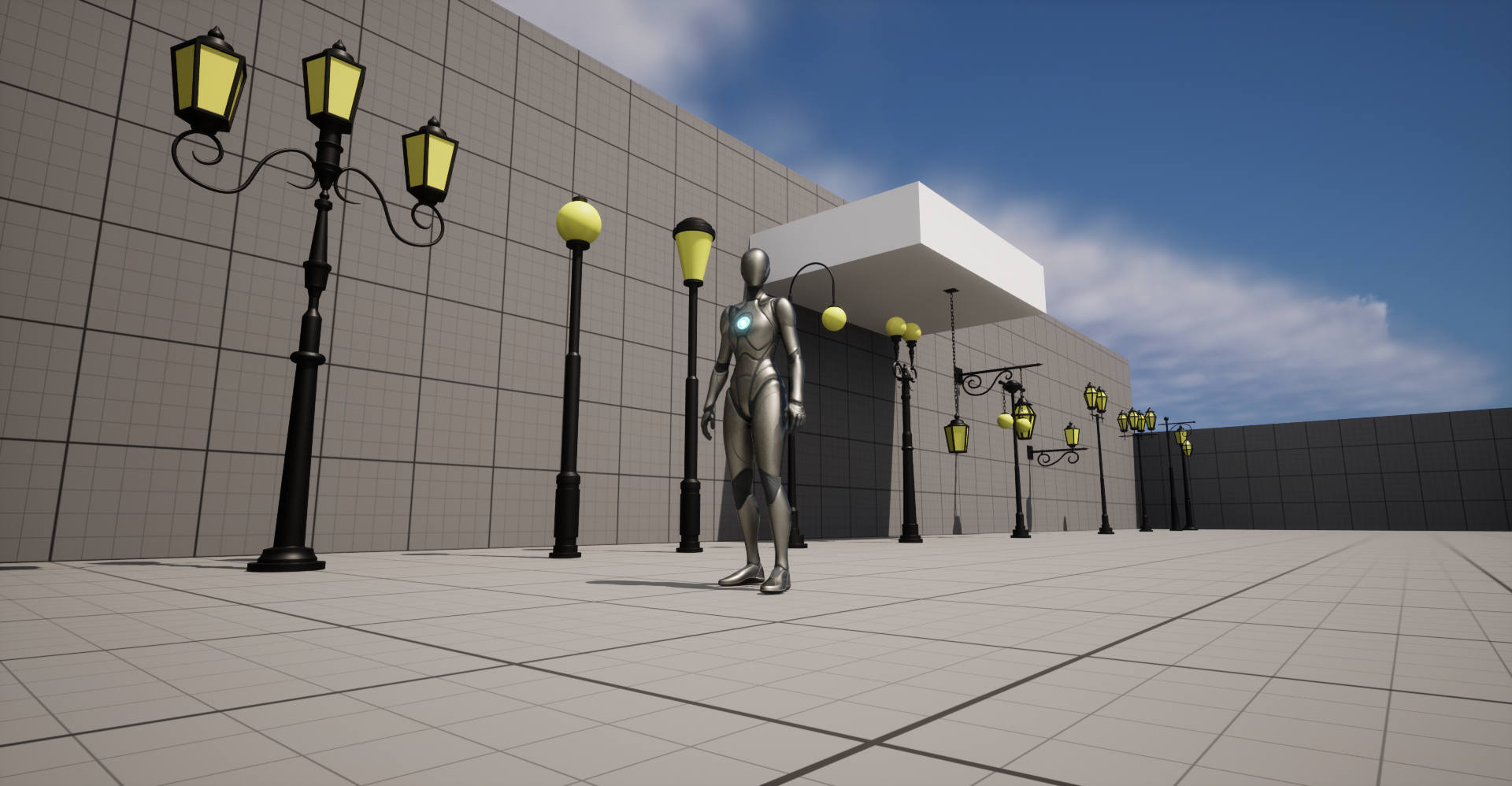 Low Poly Street Lantern Pack by Fibslinga