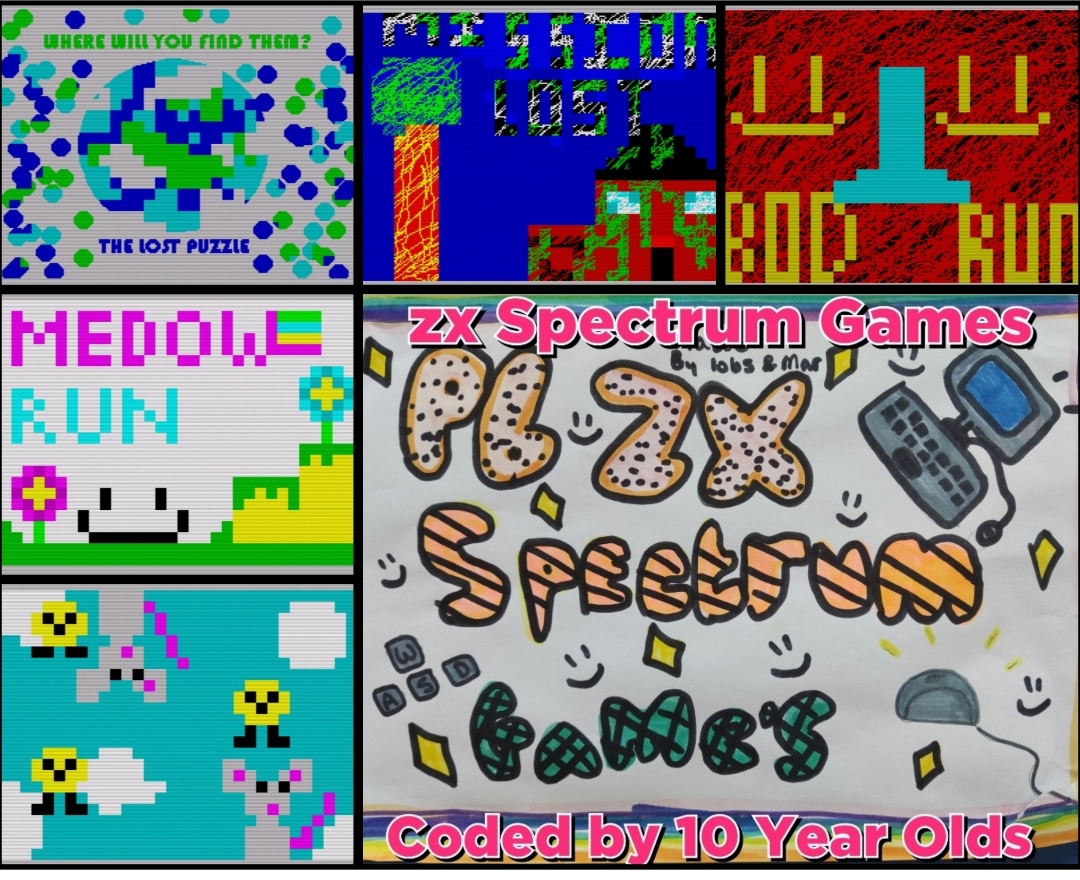 Zx Spectrum games by Bearsden Primary 2023 by Dougie mcg