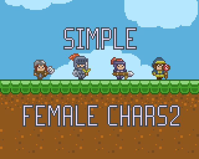Tiny RPG Female Characters 2 by PixelCarvel