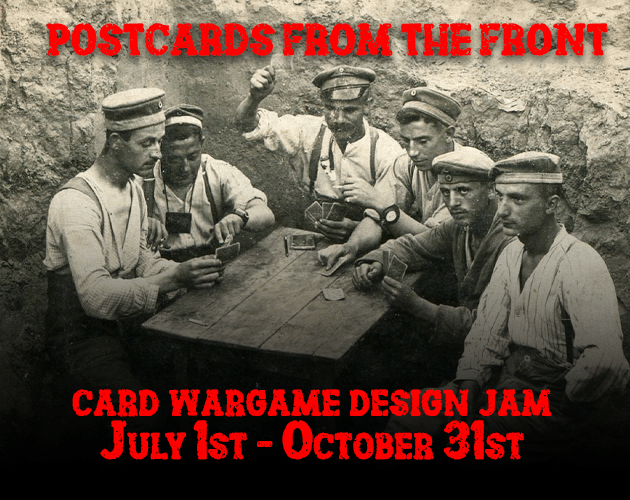 Postcards from the Front - Card Jam - itch.io