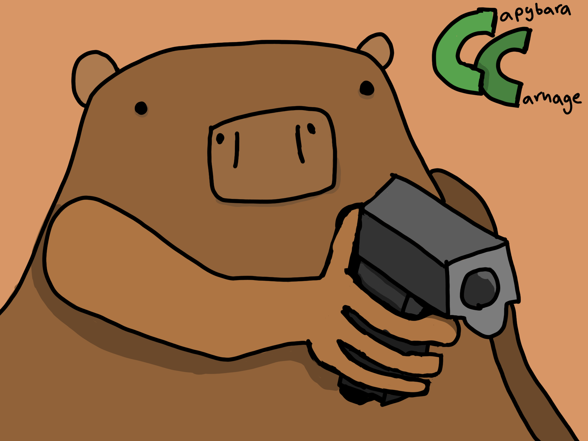 Capybara Carnage by Mehlted