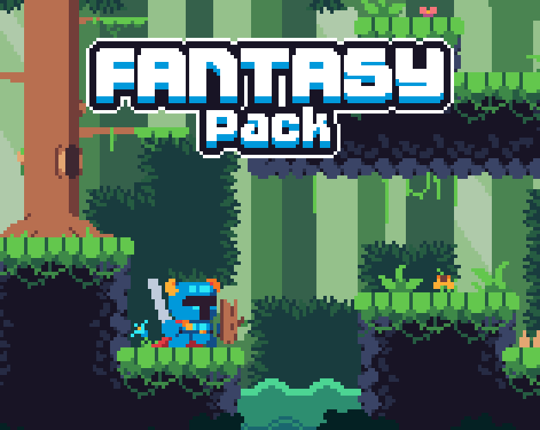 Jungle Tileset [16x16] - Fantasy Pack by Eduardo Scarpato