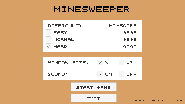 MineSweeper by SymbolsWriter