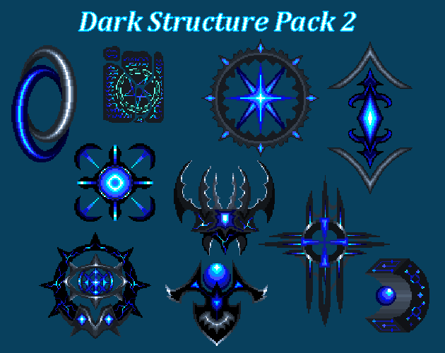 Dark Structure Pack 2 by CreativeKind