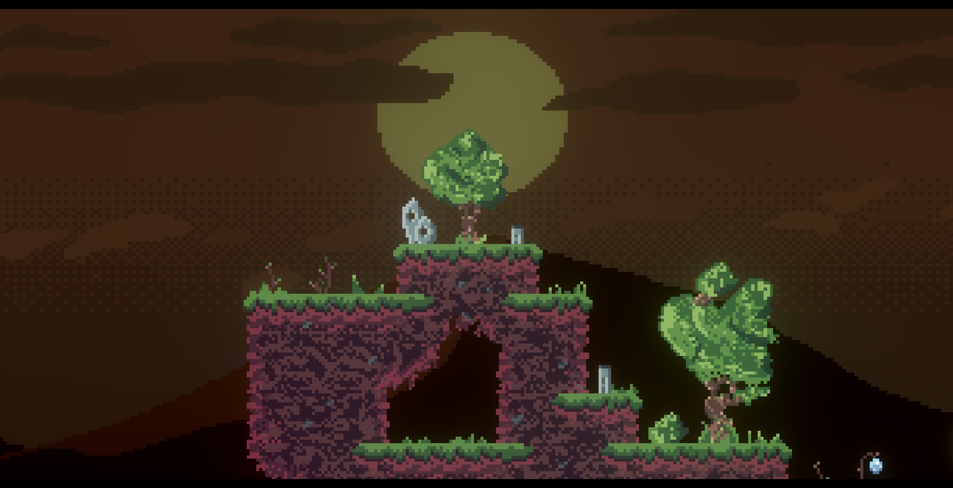 Grassy Platformer Tileset(2D) by Purple Cat Games