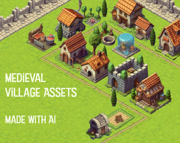 [AI] Free Medieval Village Assets by fairlight1337