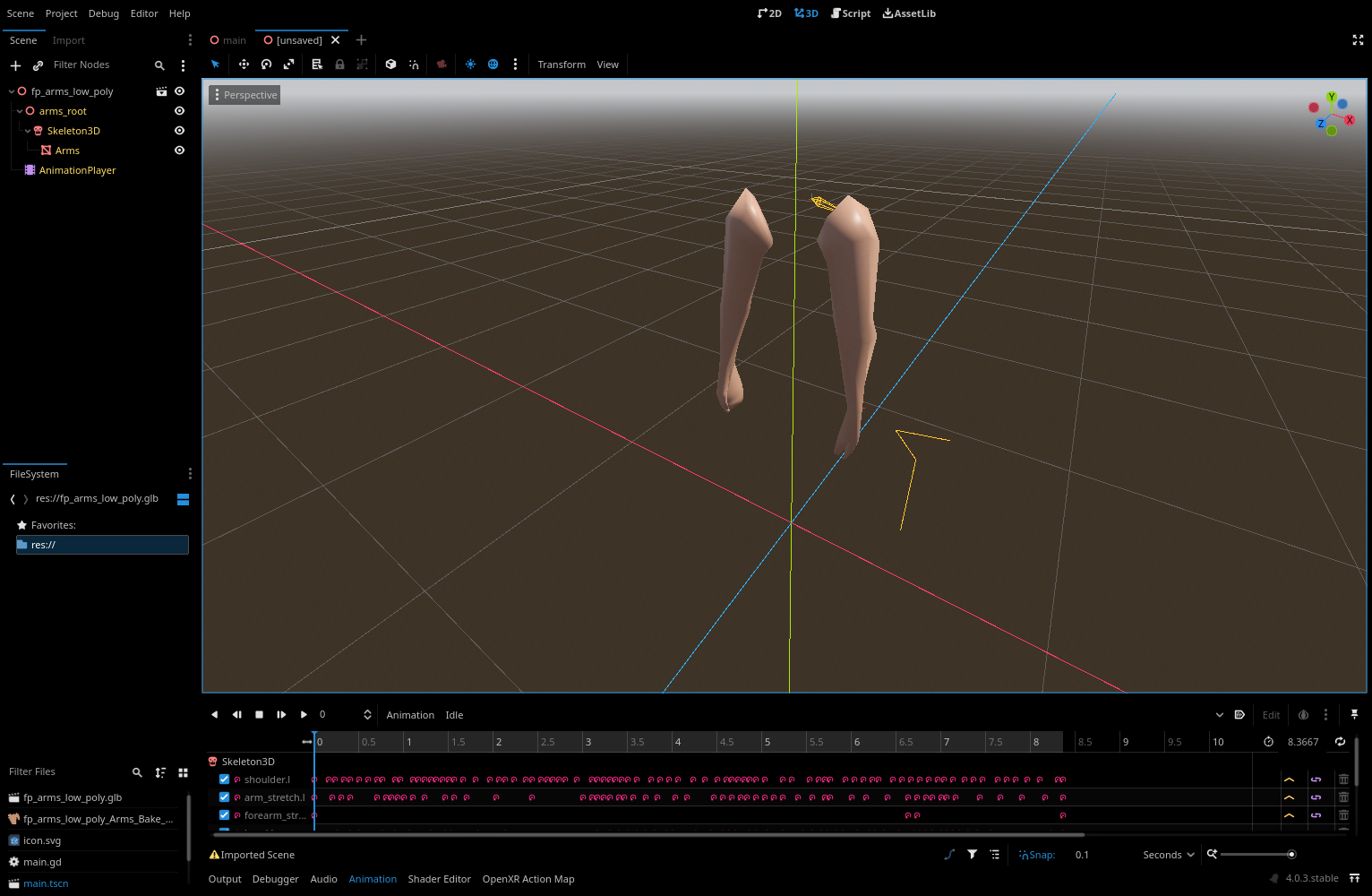 PSX Assets - First Person Arms by rbgr