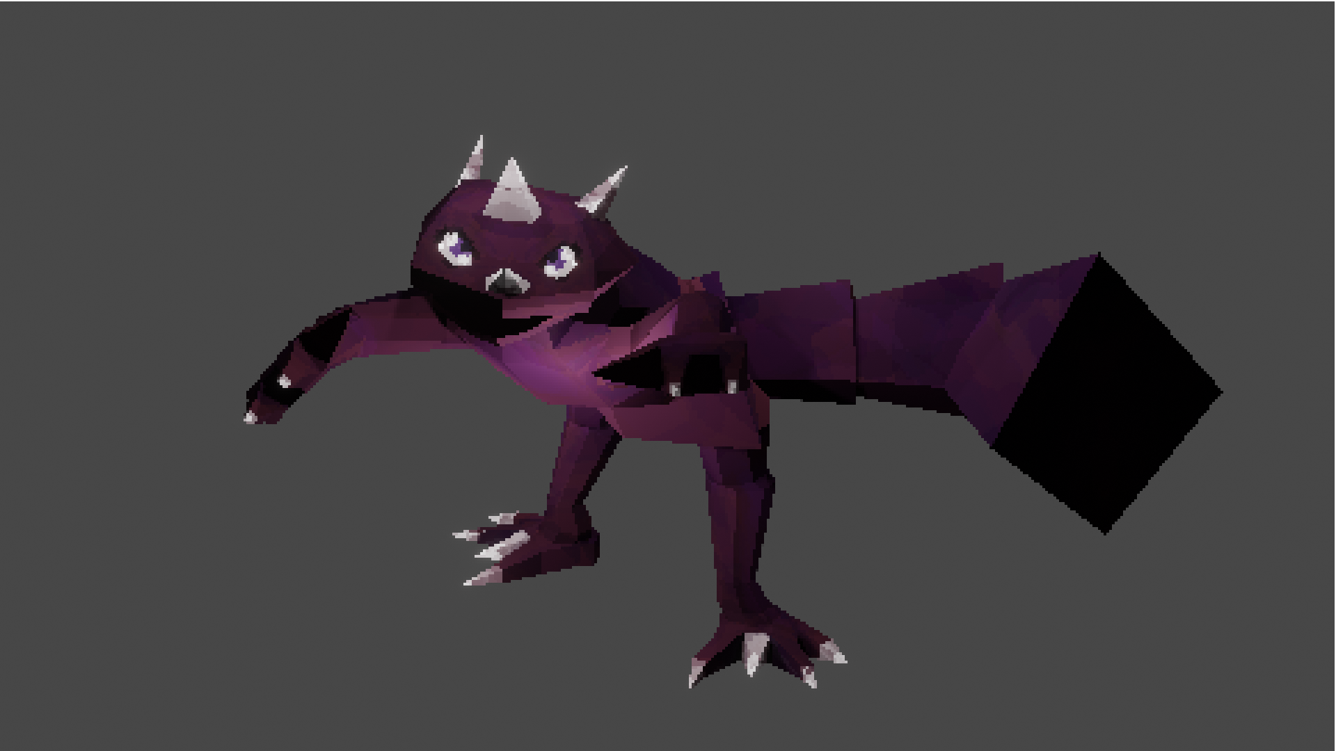 Monster Ps1 Style Rigged by Tlacoatl