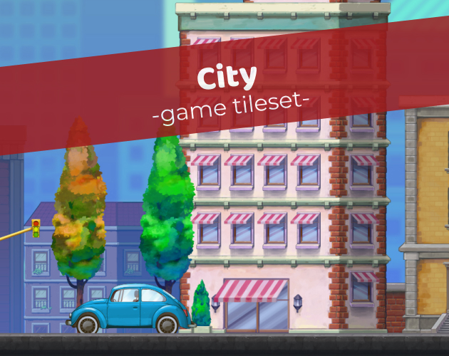 City - Game Tileset by ludicarts