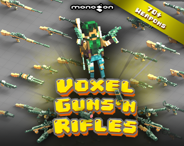 Voxel Guns n Riffles - monogon by monogon