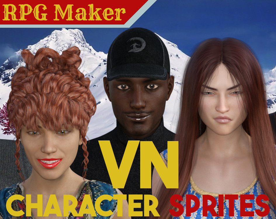 VN Character Sprite Set for RPG Maker by Crimson Blood Assets