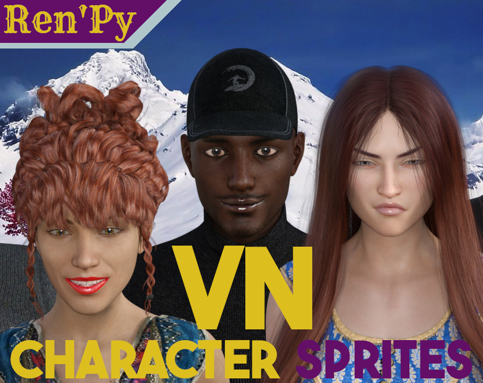 VN Character Sprite Set for Ren'Py by Crimson Blood Assets
