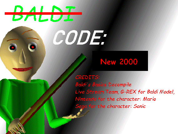 Baldi Code 2000 by OfficialFG