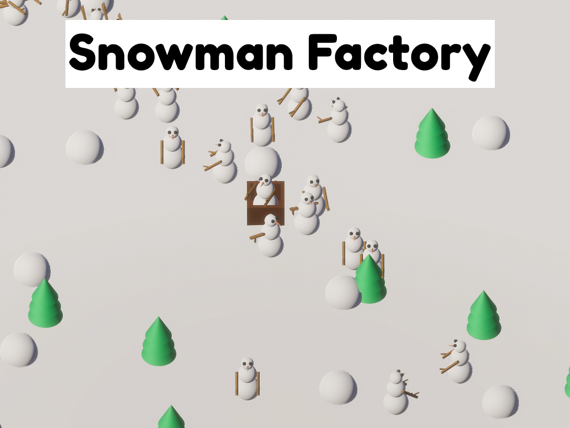 Snowman Factory by Gnomable