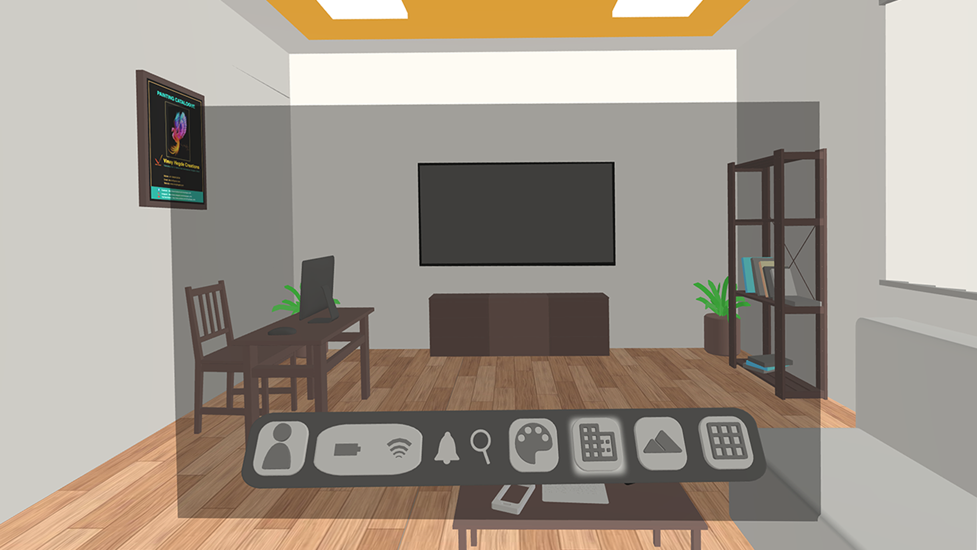 VR Electronic show room app by Vinay Hegde for immersive insiders UX4XR Course - itch.io