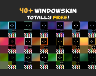 40+ Free Windowskins for RPG Maker by VIXI