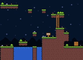 Night Tileset 16x16 by Pixel by Pixel