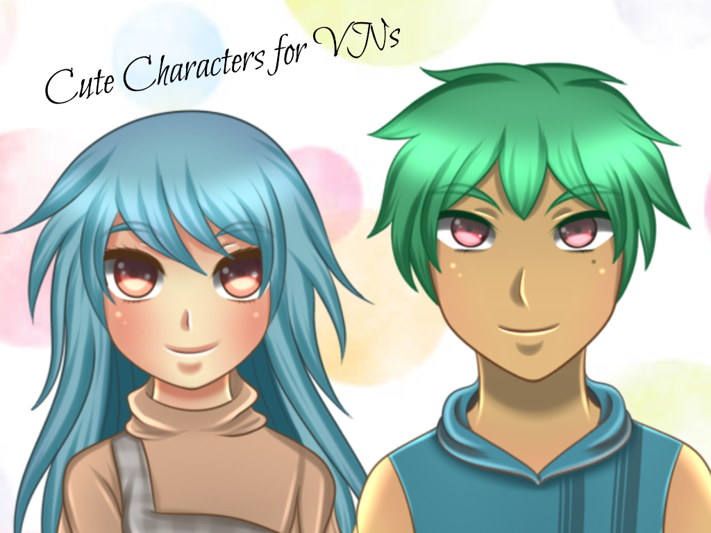 Cute Characters for VNs and more! by LunarMoonStudios
