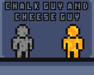 Chalk Guy & Cheese Guy by Komine3000